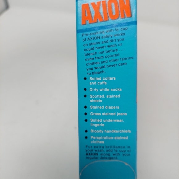 colgate | Other | Axion Vintage Colgate Palmolive Pre Soak Laundry ...